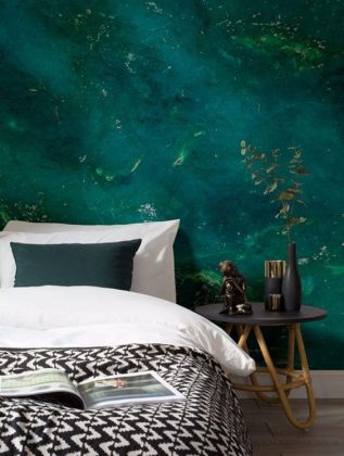 Having A Comfortable Green Living Bedroom - HomesFornh