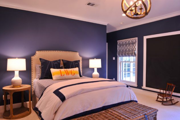 Aesthetic Combination of Navy Blue Color in Home Interior - HomesFornh