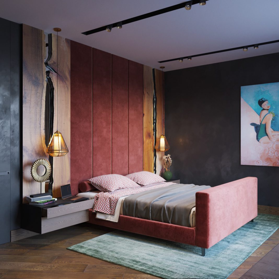 Create an Aesthetic and Eccentric Red Bedroom in Your Home
